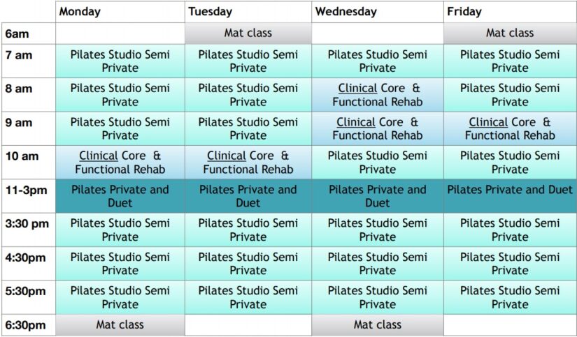 Pilates | Oceanside Physio